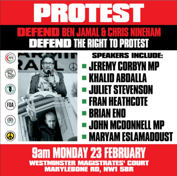Defend Ben Jamal & Chris Nineham - Defend the right to protest ...