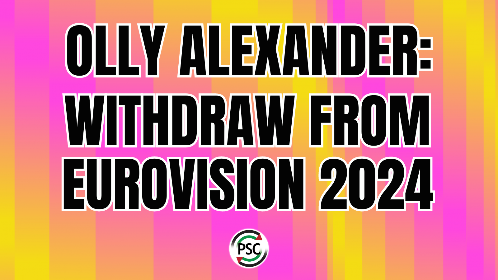 Olly Alexander: Boycott Eurovision 2024