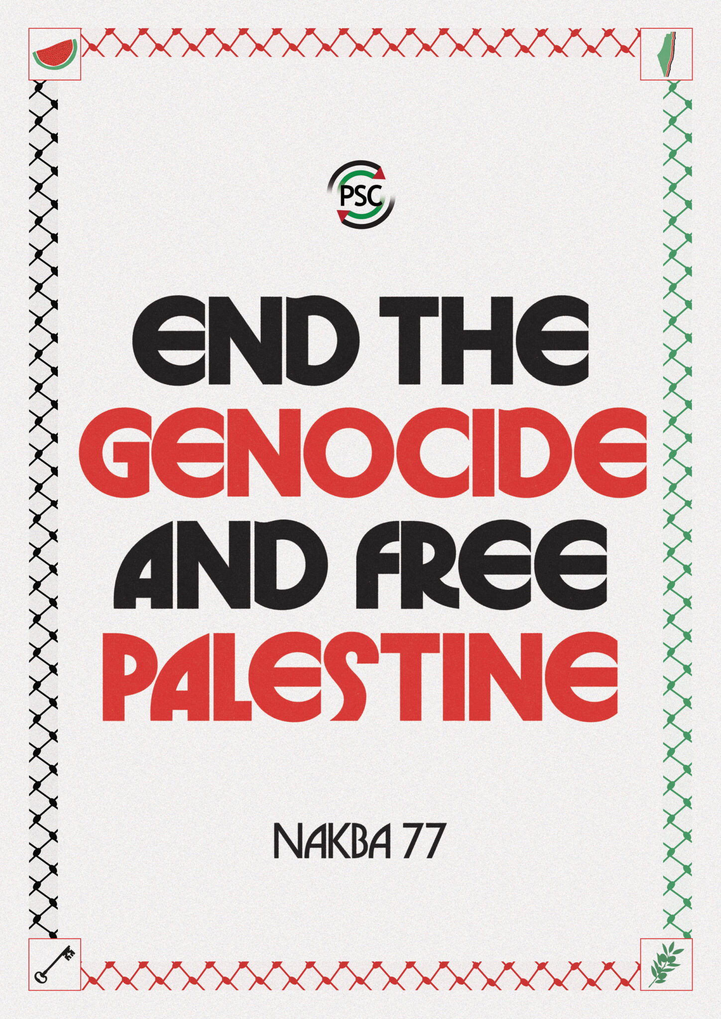 End The Genocide and Free Palestine - Palestine Solidarity Campaign