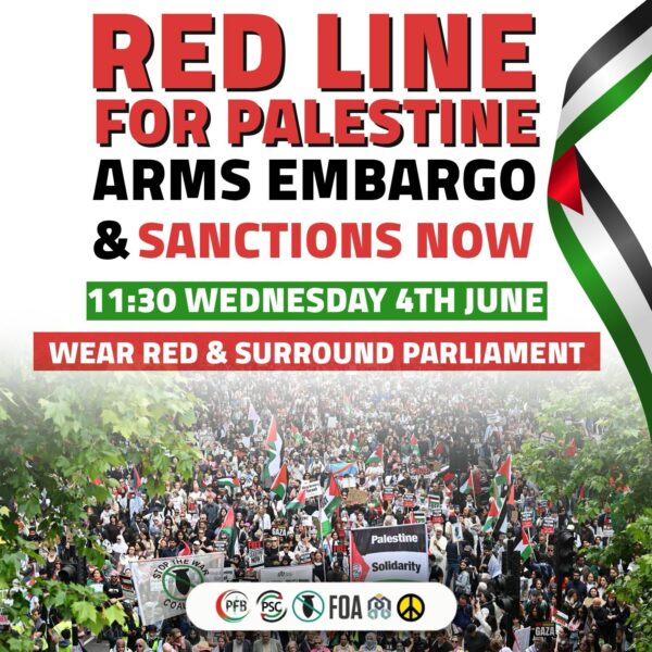 Red Line for Palestine - Arms Embargo & Sanctions now - Palestine ...