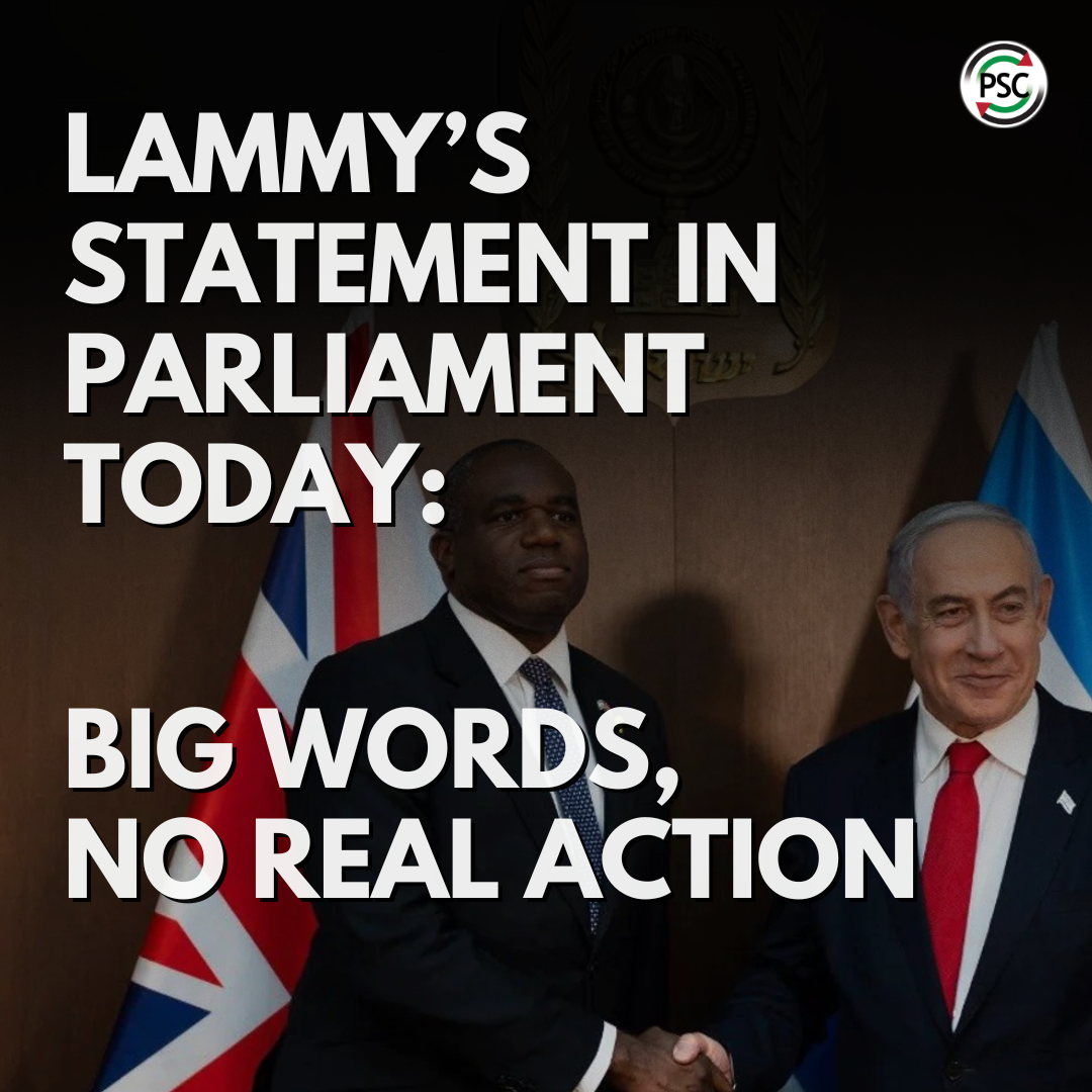David Lammy's Statement: Grossly inadequate, no real action - Palestine ...